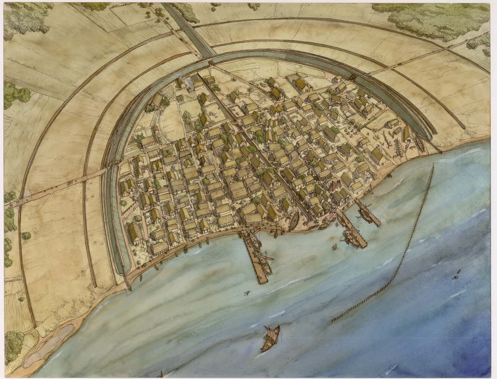 Hedeby, l'établissement viking - Jean-Claude Golvin